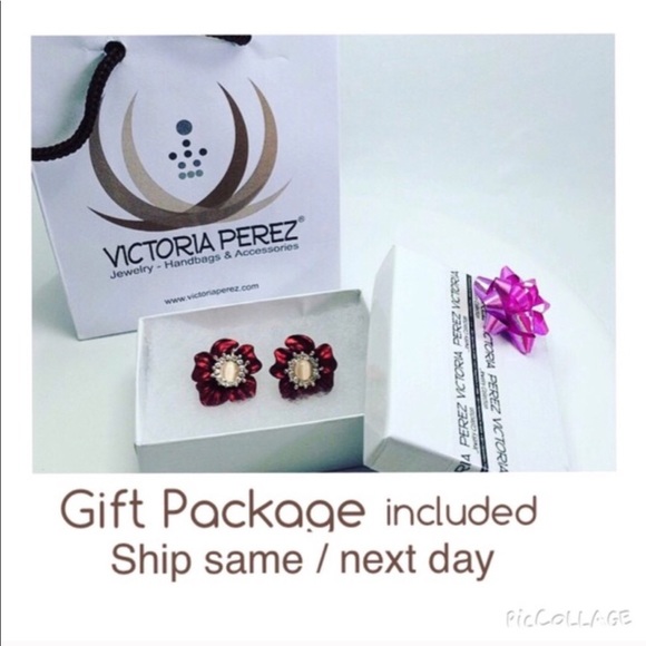 Victoria Perez Collection | Jewelry | Elegant Earrings 4k Rose Plated ...